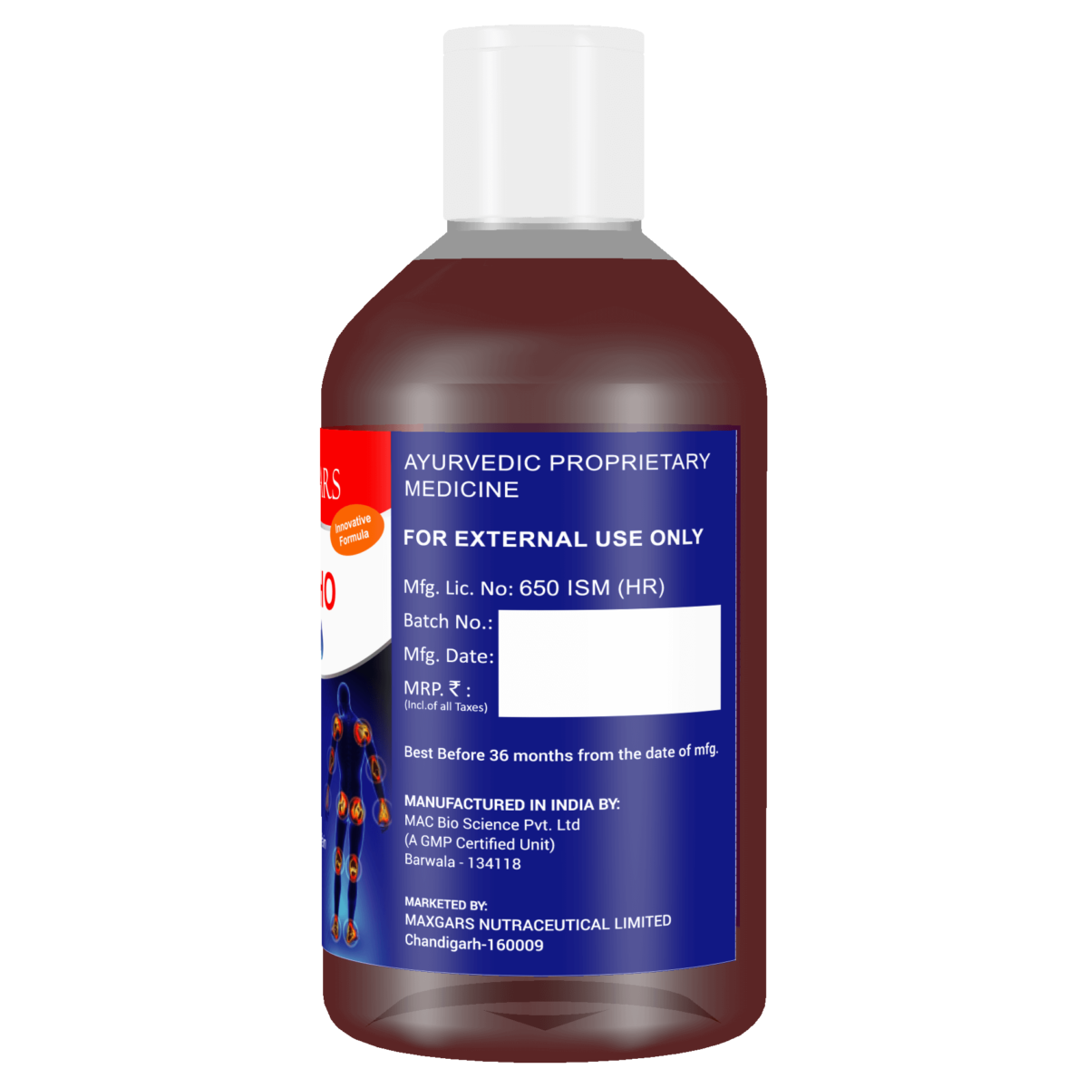 Maxgars Ortho Oil - Maxgars